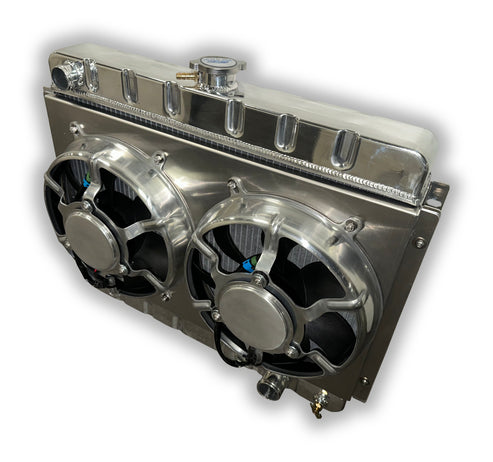 1962 - 1967 Nova Aluminum Radiator - DUAL HPX FANS – Engineered ...