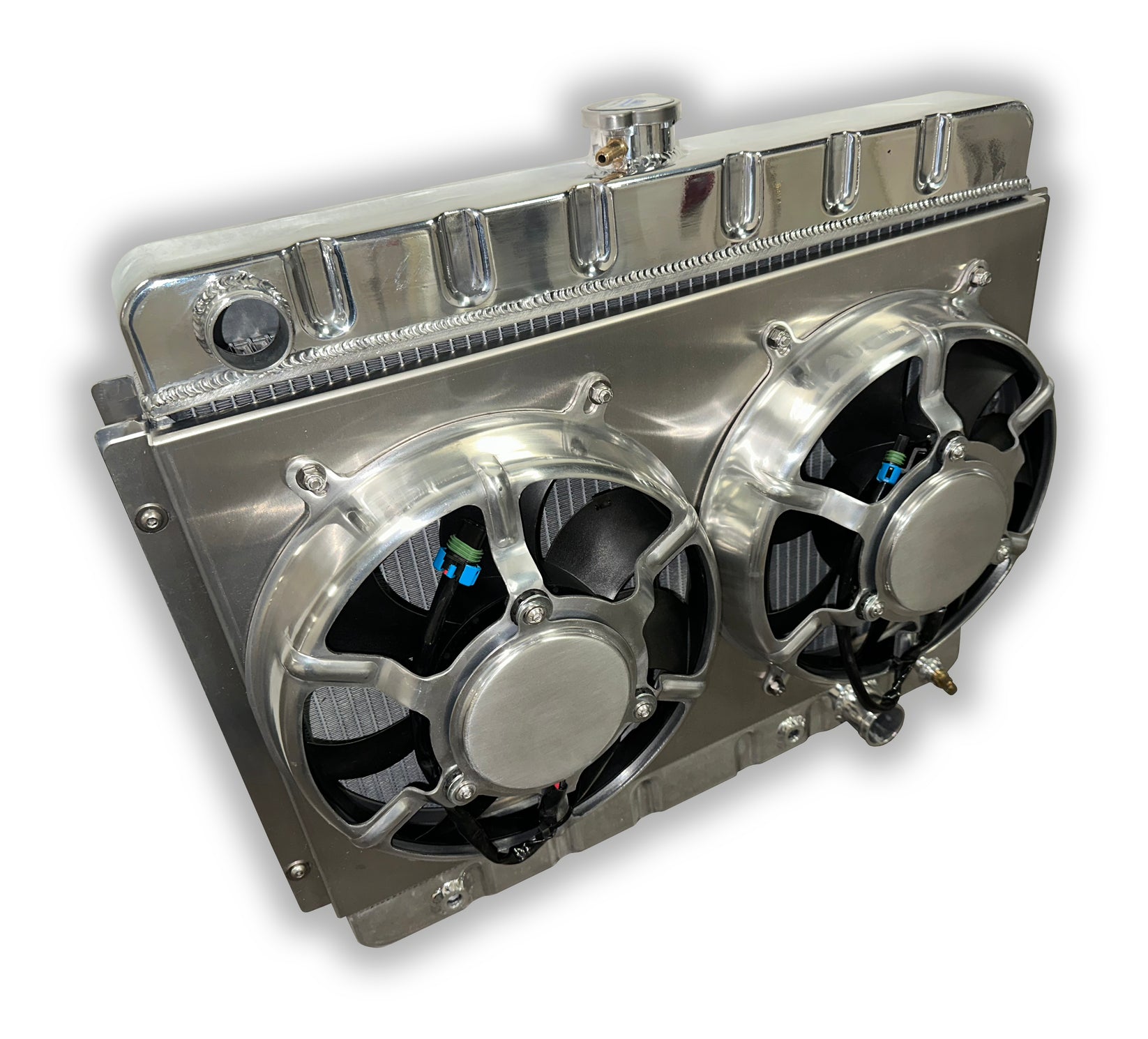 1962 - 1967 Nova Aluminum Radiator - DUAL HPX FANS – Engineered ...