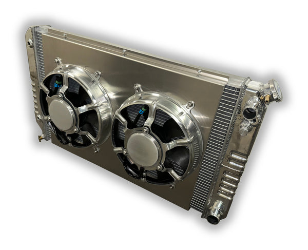 ECP 1973 - 1988 Chevy Truck LSX LTX Aluminum Conversion Radiator - Dua ...