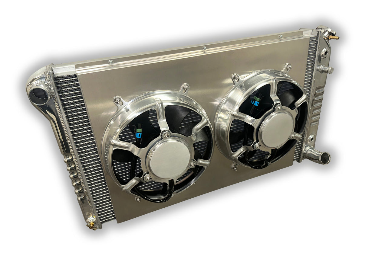 1967 - 1972 Chevy C10 Truck Aluminum Radiator - Dual 1-1/4" Tubes HD3 ...