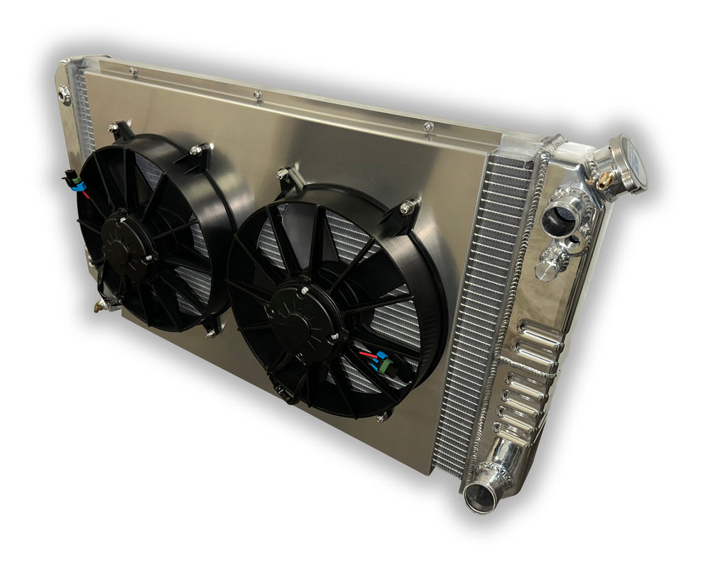 ECP 1967 - 1972 Chevy C10 Truck LSX LTX Conversion Aluminum Radiator ...