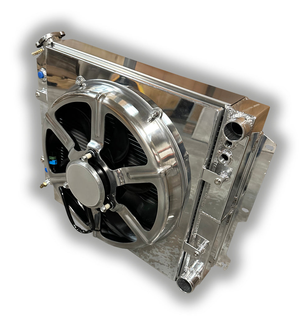 ECP Jeep TJ/YJ 1987 - 2004 Aluminum Radiator For LSX or LTX Conversion ...